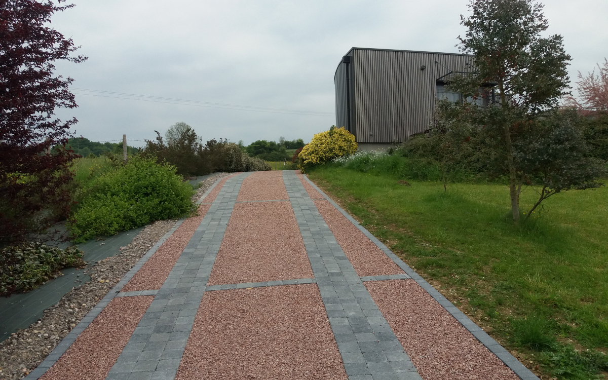 Aménagement Chemin en Pavé La Couture® et Alvéostar® à Nolleval - 7242