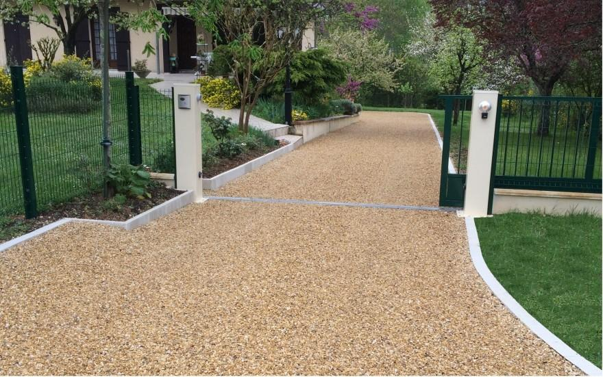 Création Chemin en Gravistar® et pavé La Couture® à La Chapelle ...