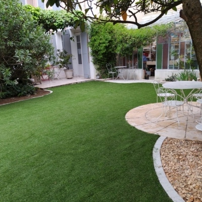 Daniel Moquet, aménagement cour, allée de jardin et terrasse en enrobé
