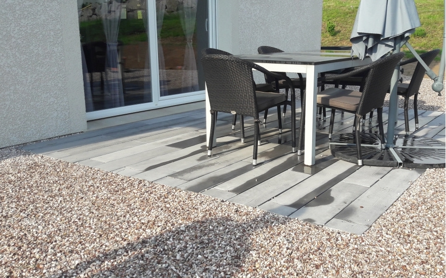 Projet d'aménagement de Terrasse en dallage