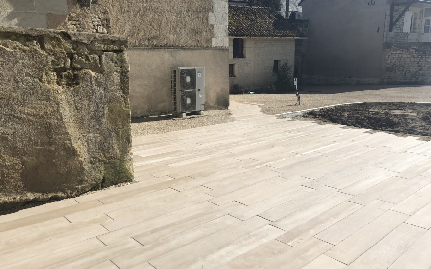 Projet d'aménagement de Terrasse en Boibé